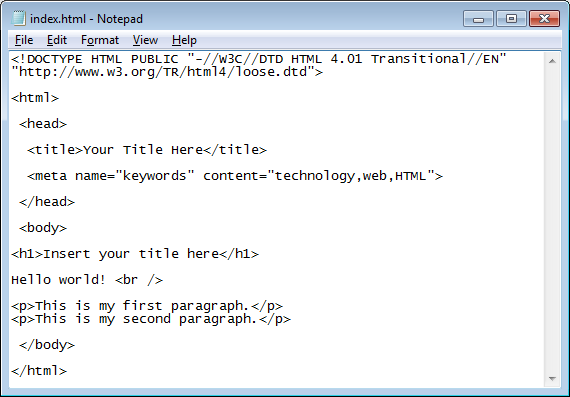 Html text formatting Html text formatting