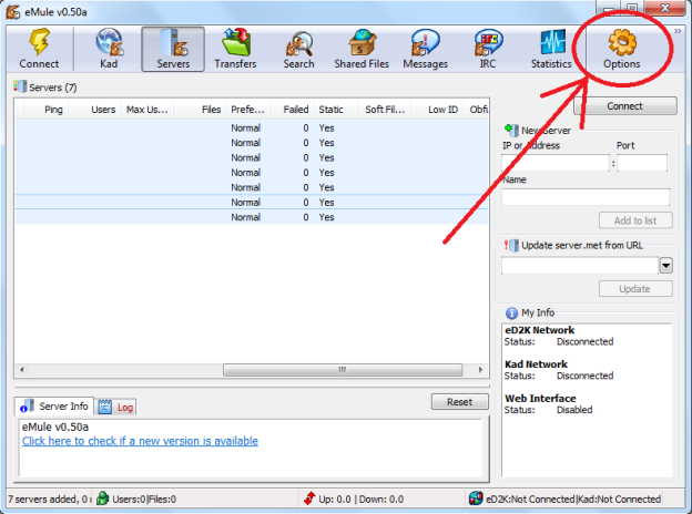 How to Connect to the ED2K and Kad Networks (eMule)
