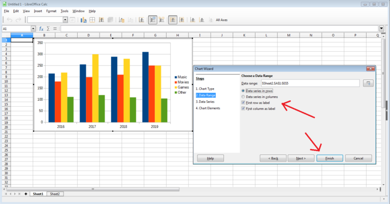 Guide: LibreOffice Calc Part 5: Charts - Freezenet.ca