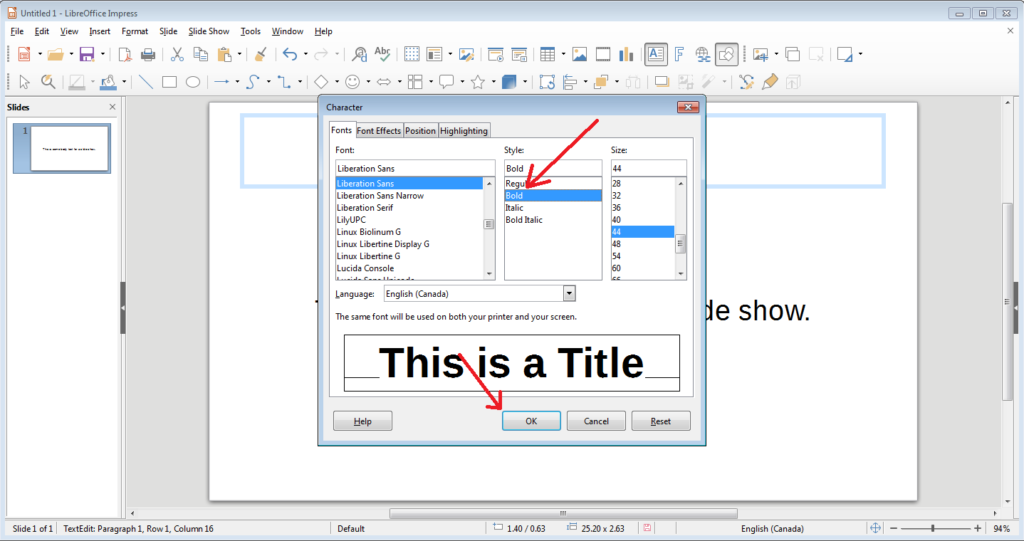 Guide: LibreOffice Impress Part 2: Text, Boxes and Images