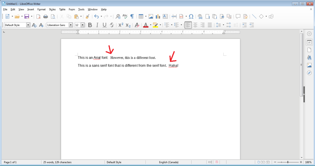 Guide: LibreOffice Writer Part 2: Basic Formatting - Freezenet.ca