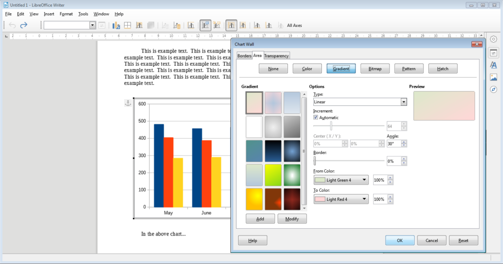 Guide: LibreOffice Writer Part 5: Charts - Freezenet.ca