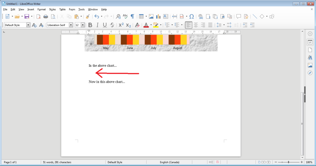 Guide: LibreOffice Writer Part 5: Charts - Freezenet.ca