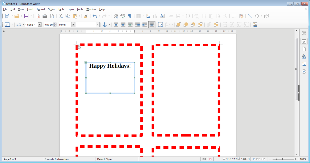 Guide Libreoffice Writer Part 6 Objects Boxes Images Text