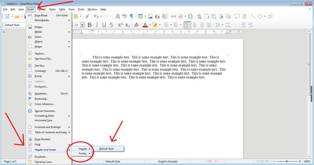 Guide: LibreOffice Writer Part 7: URLs, Images, and Headers and Footers